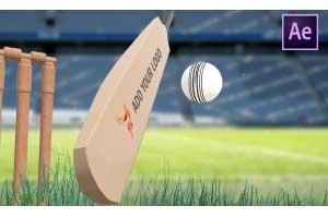 3D Cricket Logo Reveal - Free Template Shop